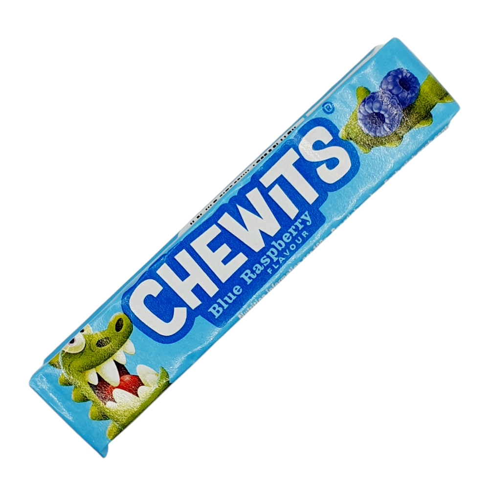 Blue Raspberry Chewits - 5 Packs- Chewits Sweets From The UK Retro ...