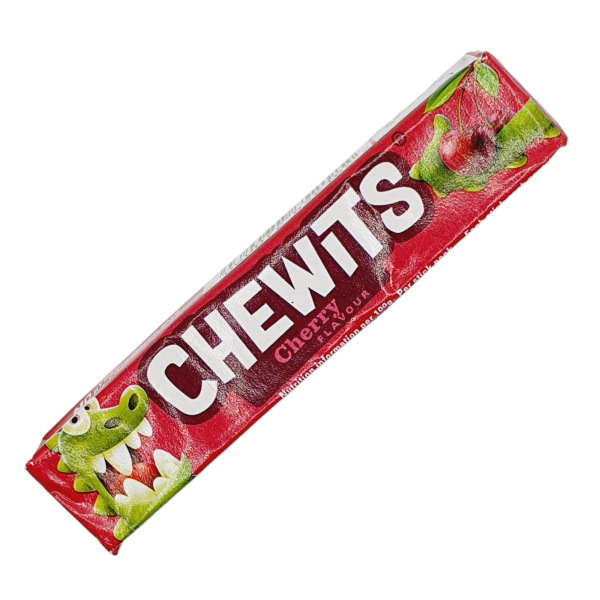 Cherry Chewits - 4 Packs- Chewits Sweets From The UK Retro Sweet Shop