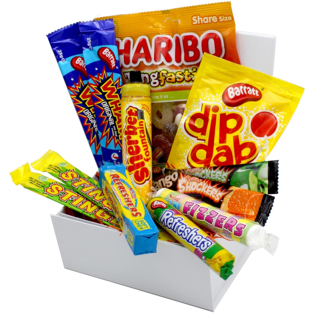 Fizzy Tuck Box- Handy Candy Sweets From The UK Retro Sweet Shop