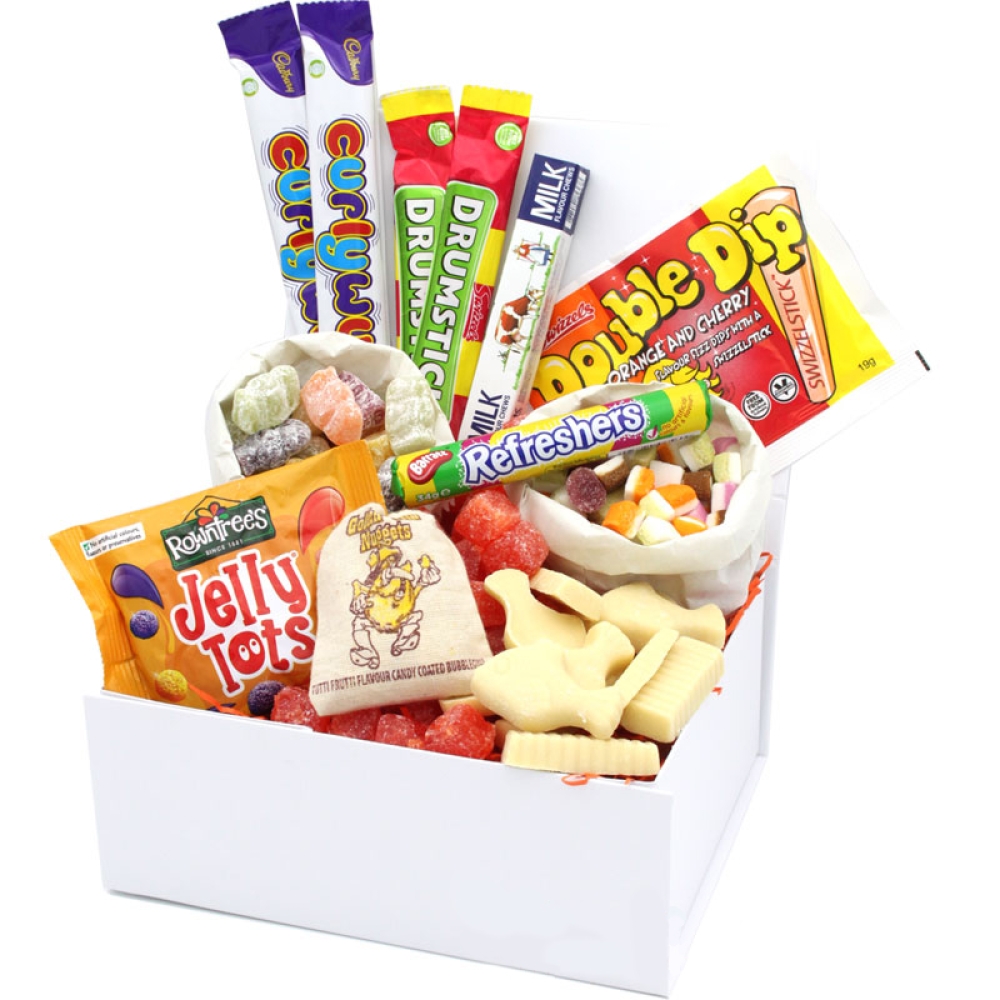 Hits of the 70s Gift Box- Retro sweet gifts