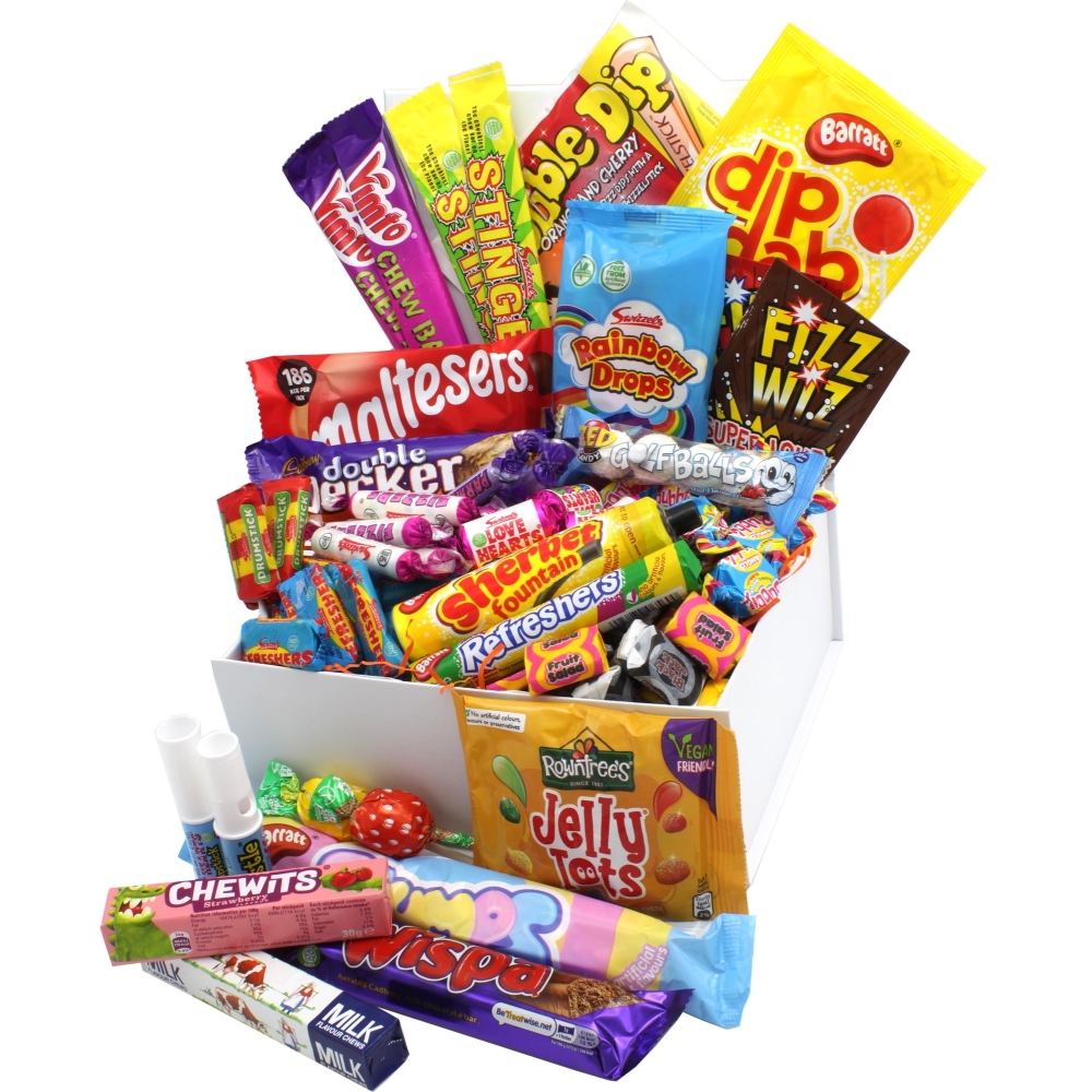 Retro Delights Sweet Gift Box - Retro Sweet Gift Box Online