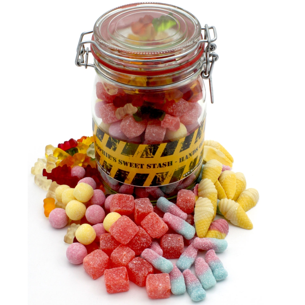 Personalised Sweet Jars – Pick & Mix Sweet Jar Combinations – UK