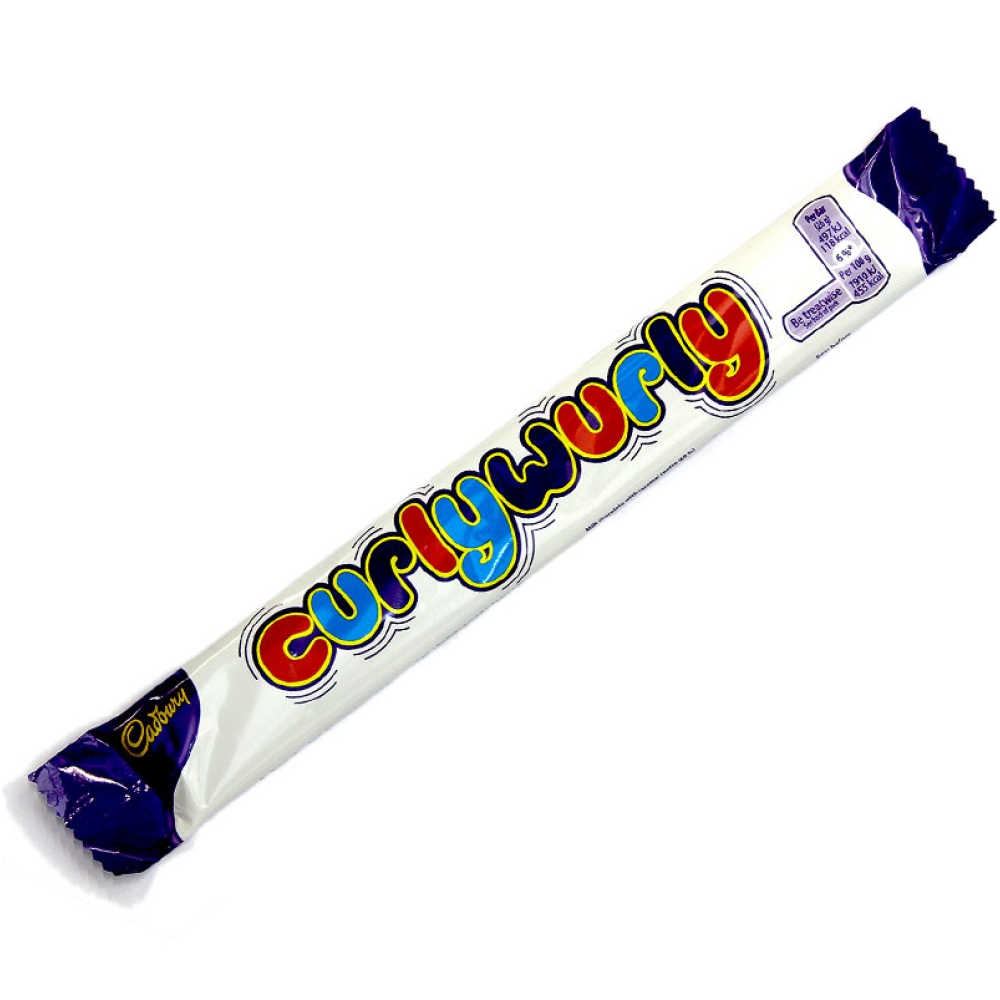 Cadbury's Curly Wurly - 5 Bars- Cadburys Sweets From The UK Retro Sweet ...