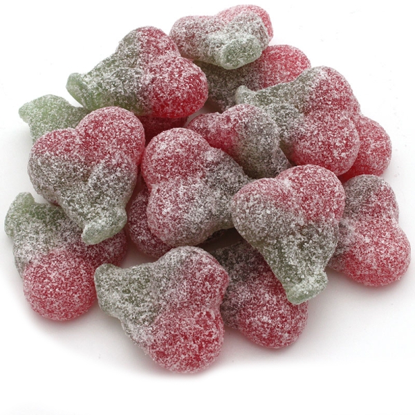 Fizzy Cherries: Sour Gummy Sweets From The UK Retro Sweet Shop