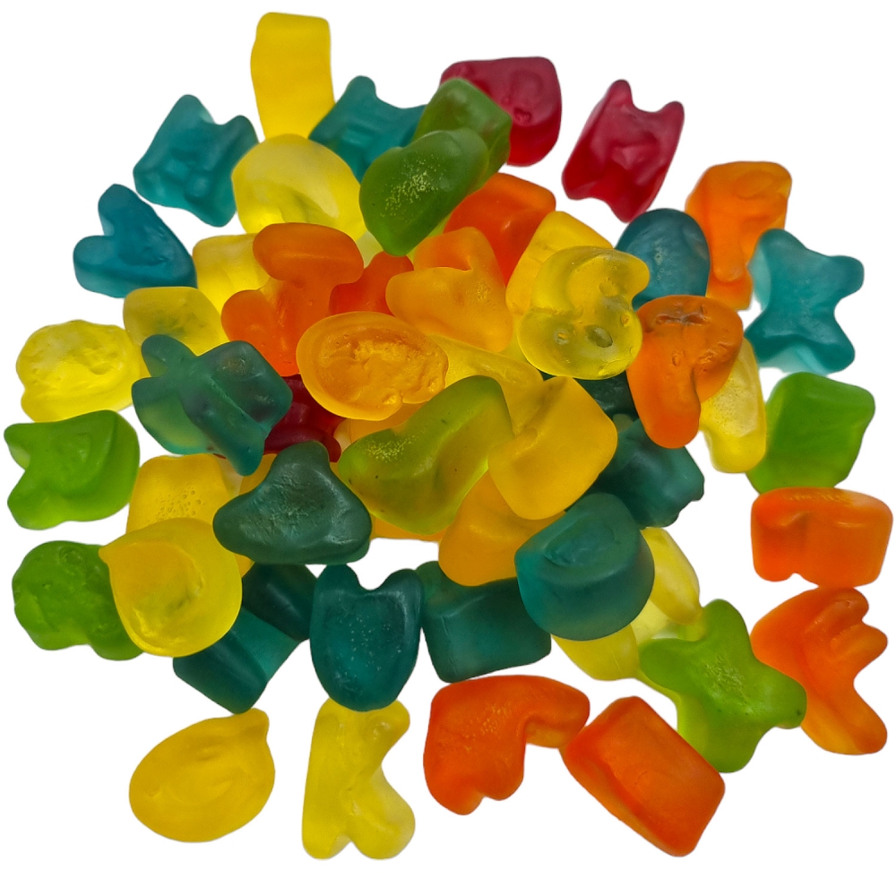 Gummy Alphabet Letters - Gummy Sweets From The UK Retro Sweet Shop