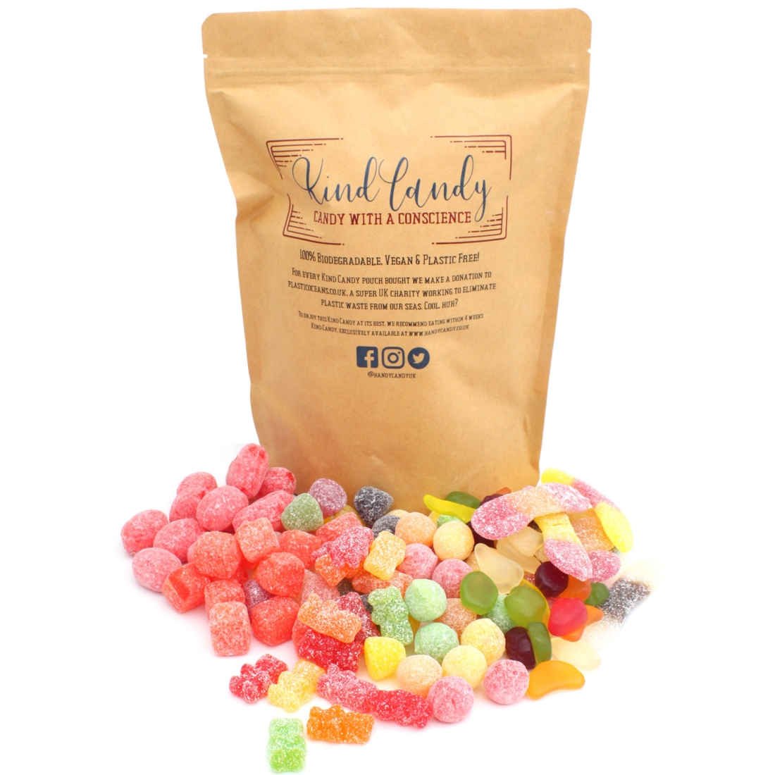 Kind Mash Up Mix - Plastic free vegan sweets from Handy Candy