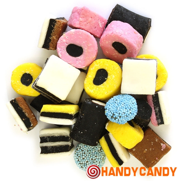 Liquorice Allsorts- Taveners Sweets From The UK Retro Sweet Shop
